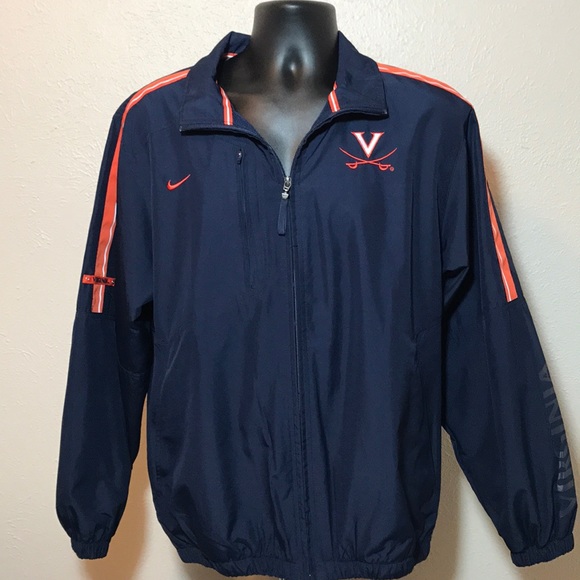 Jackets & Coats | Nwot Nike Virginia Cavaliers S Navy Poly Jacket ...